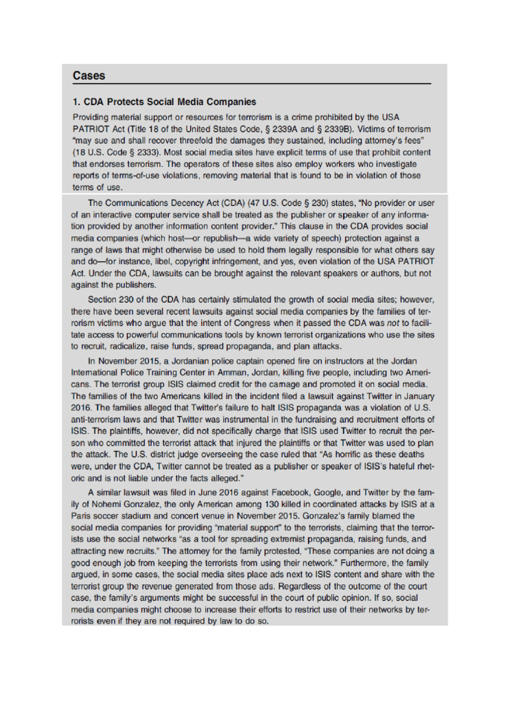 Ch09 CaseStudy CDA | PDF