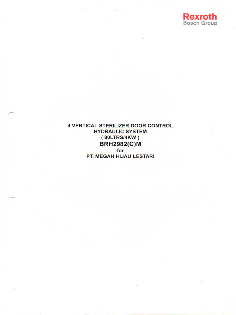 4 Vertical Sterilizer Door Control Hydraulic System 051 | PDF