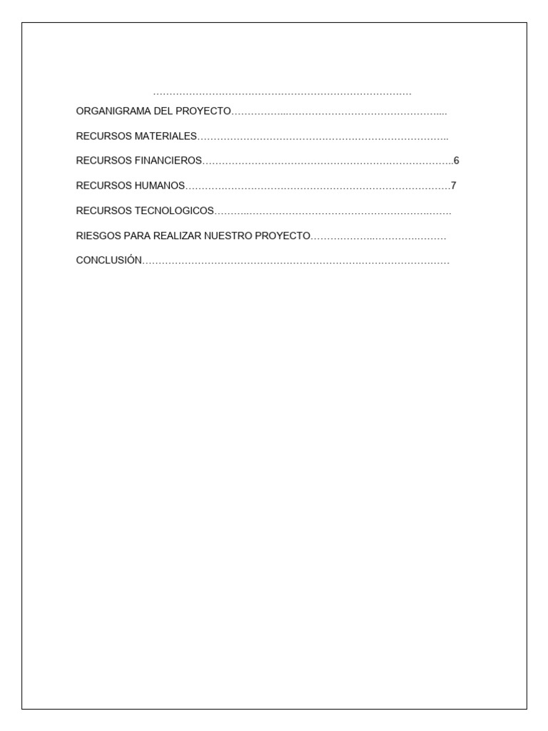 Estructura y Recursos del Proyecto | PDF