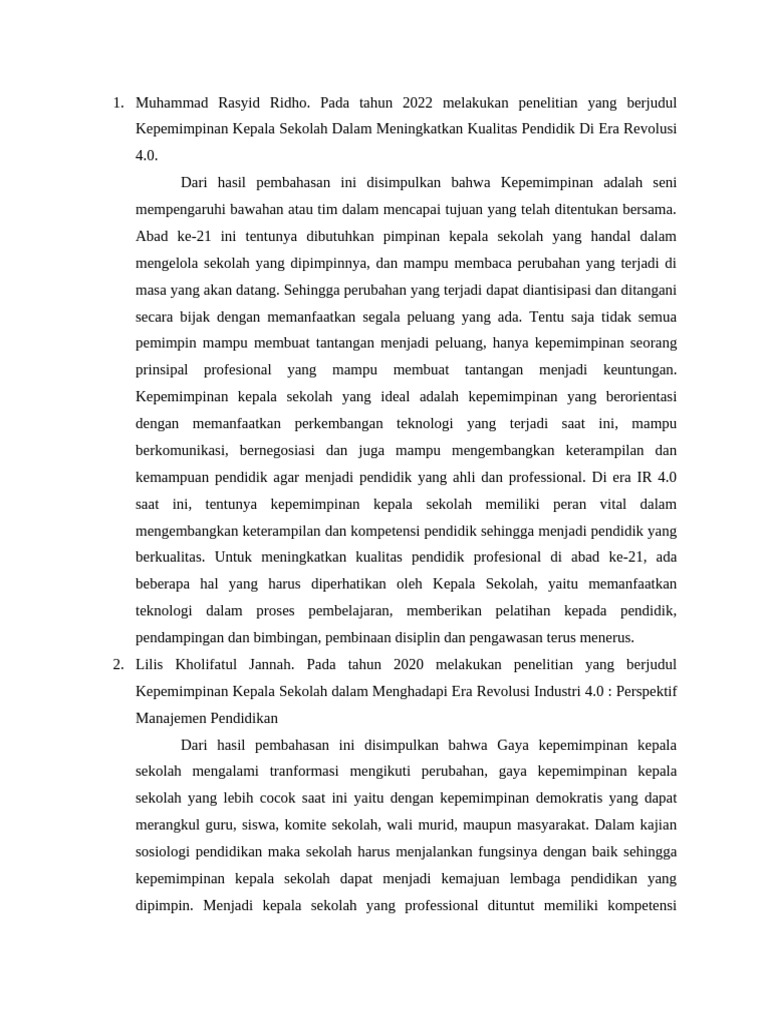 Muhammad Rasyid Ridho | PDF