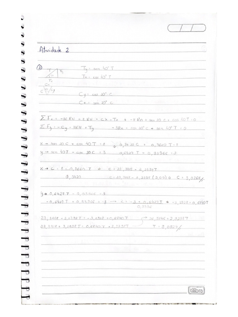 Atividade2 MecVet | PDF