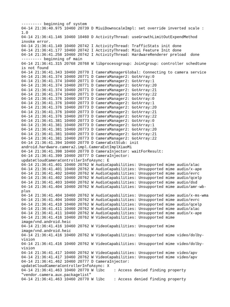 Log Cat 1744637801287 | PDF | Software | Computer Programming