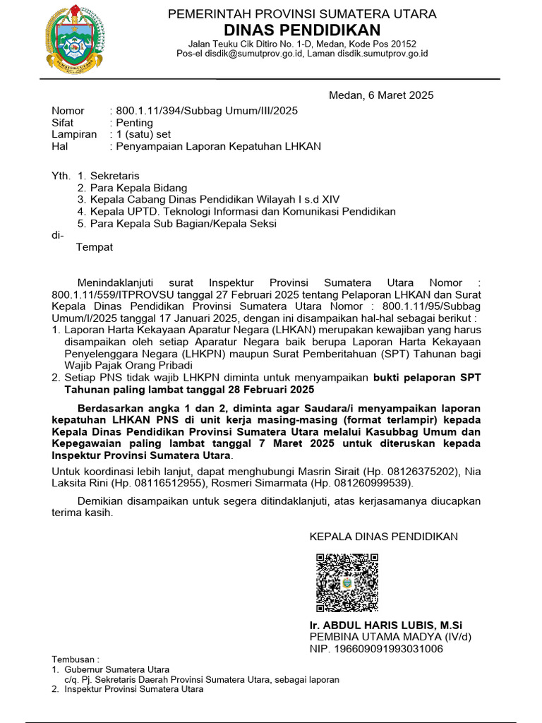 Penyampaian Laporan LHKAN (2) | PDF