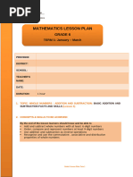 Maths Grade 6 Lesson Plans | PDF | Learning | Lesson Plan