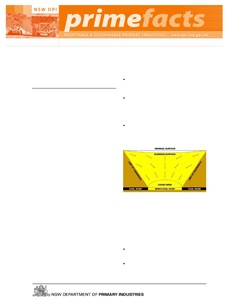 Understanding Mine Subsidence in NSW | PDF | Mining | Coal Mining