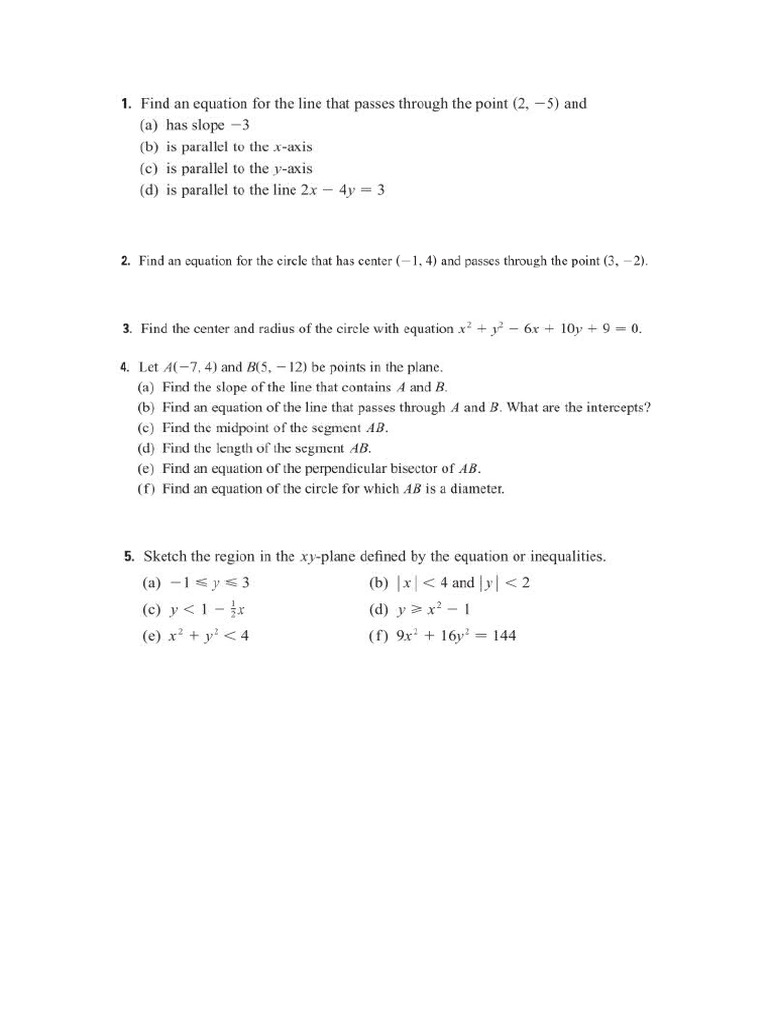 Diagnostic Test Geometry | PDF