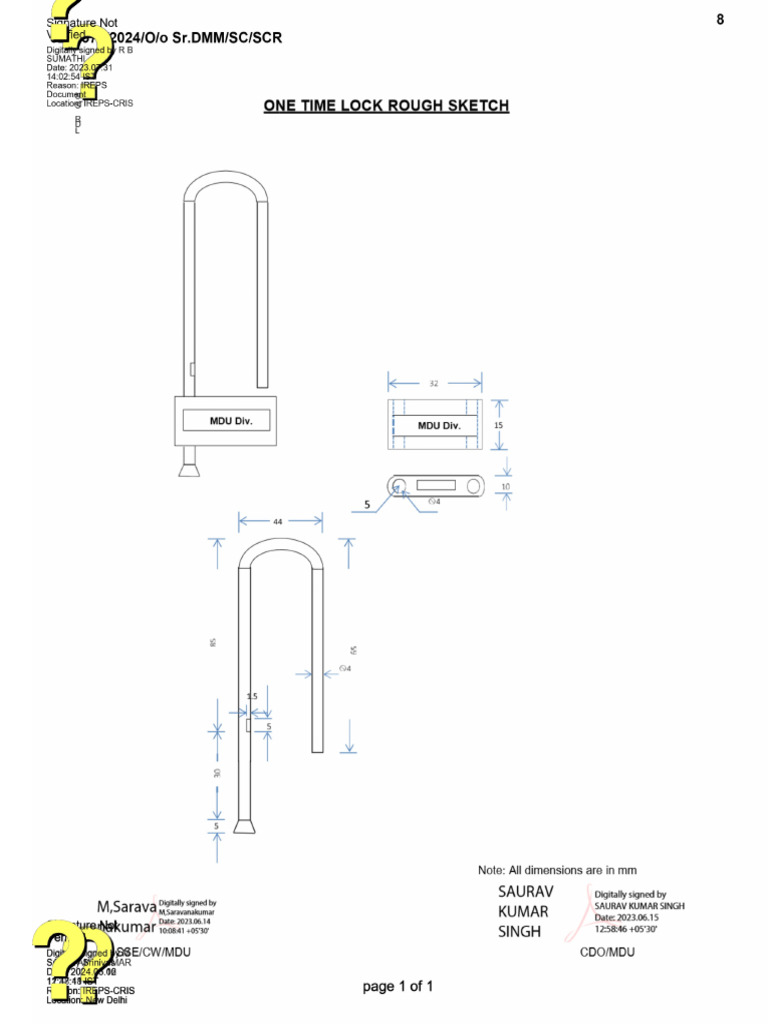 IREPS Document Signatures Overview | PDF