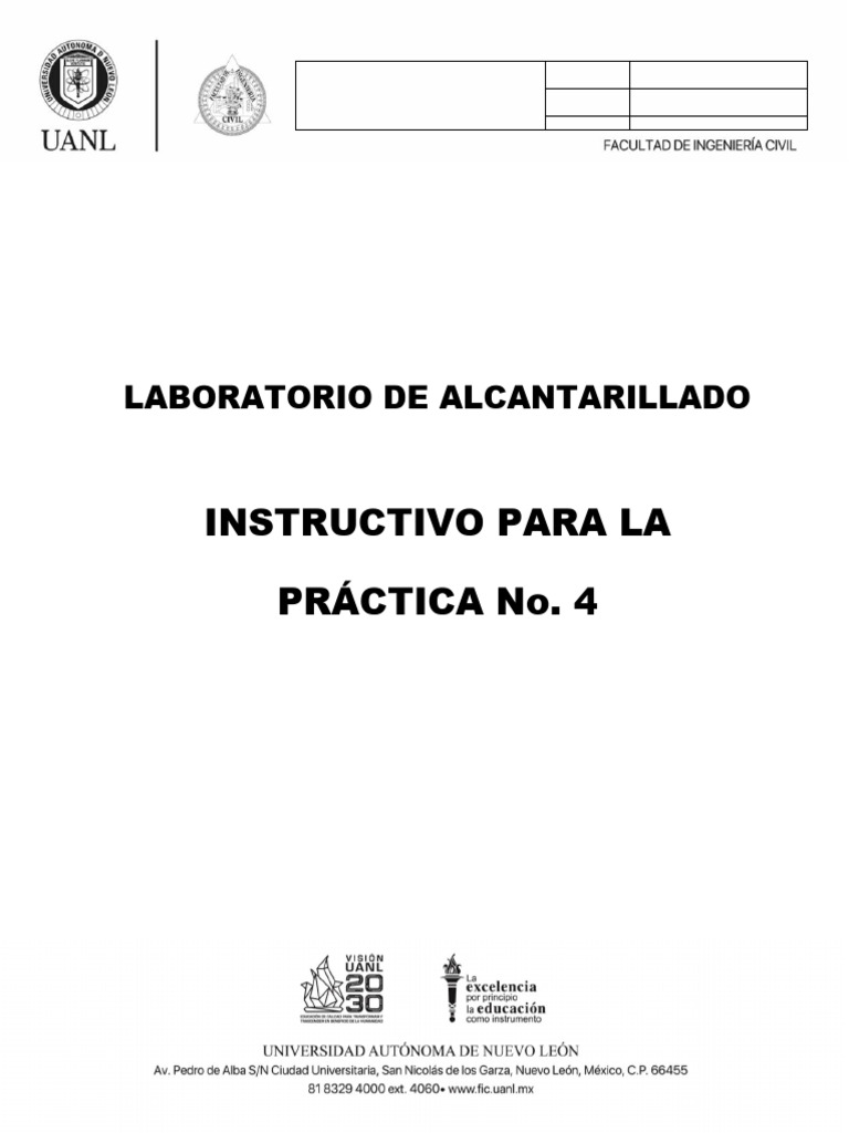 Practica 4 Dsal | PDF | Alcantarillado | Drenaje