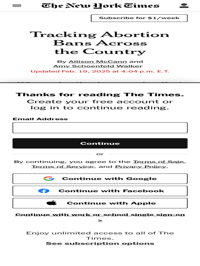 Abortion Bans Across the U.S. | PDF