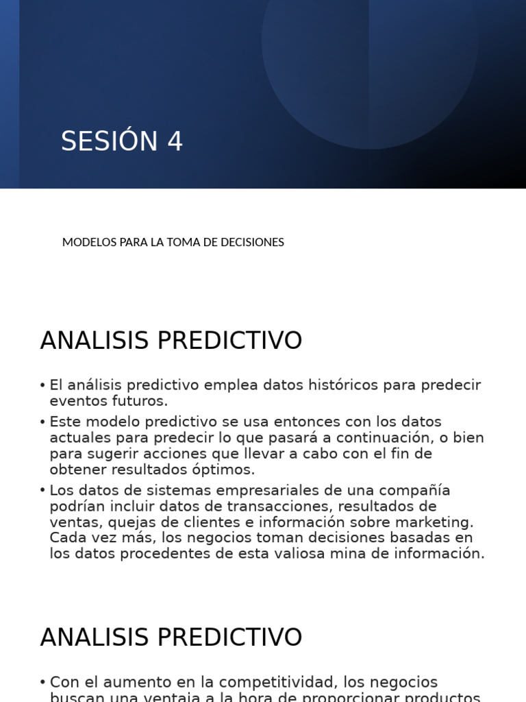 Análisis Predictivo y Regresión Lineal | PDF | Analítica predictiva ...