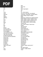 Fiji Hindi - English Dictionary | PDF | Linguistics | Languages