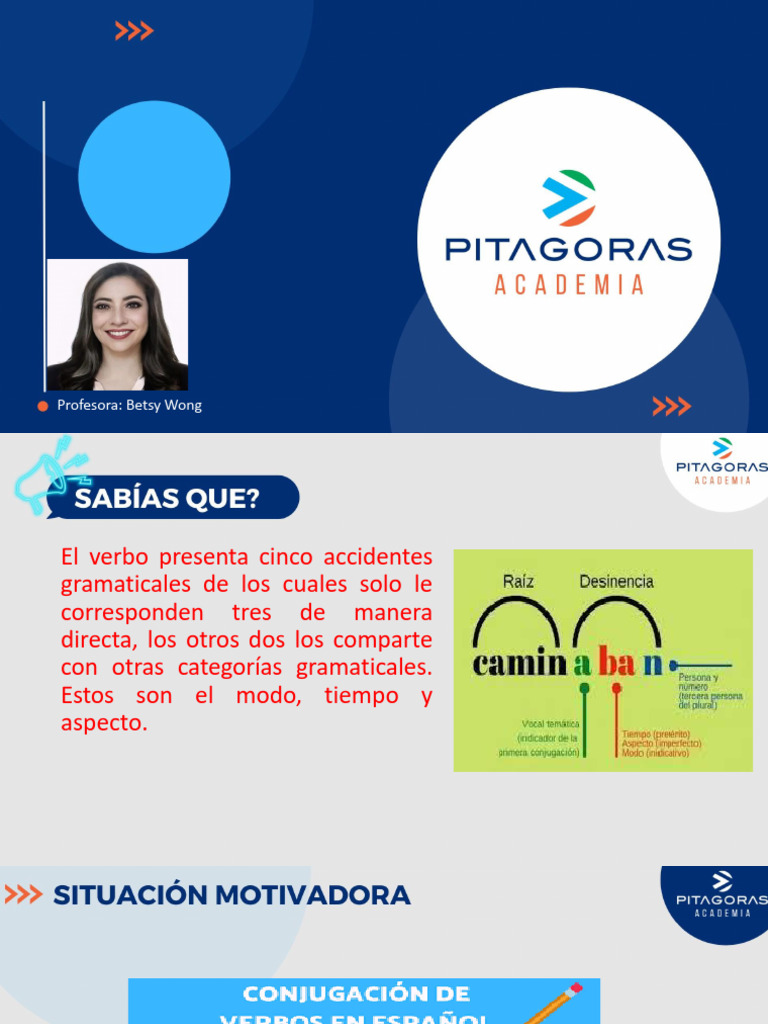 AV 10 - CAT GRAM _ VERBO I | PDF | Verbo | Conjugación gramatical