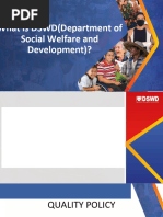 DSWD Vision Mission Values | PDF | Policy | Business