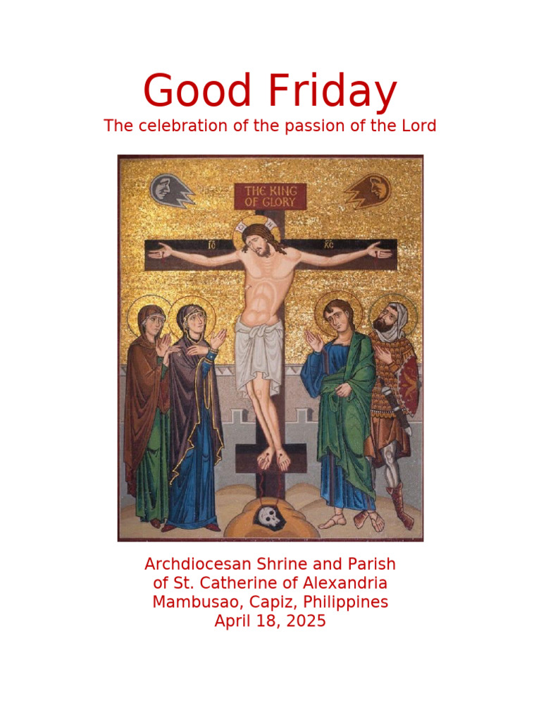 Good Friday 2025 Liturgy | PDF