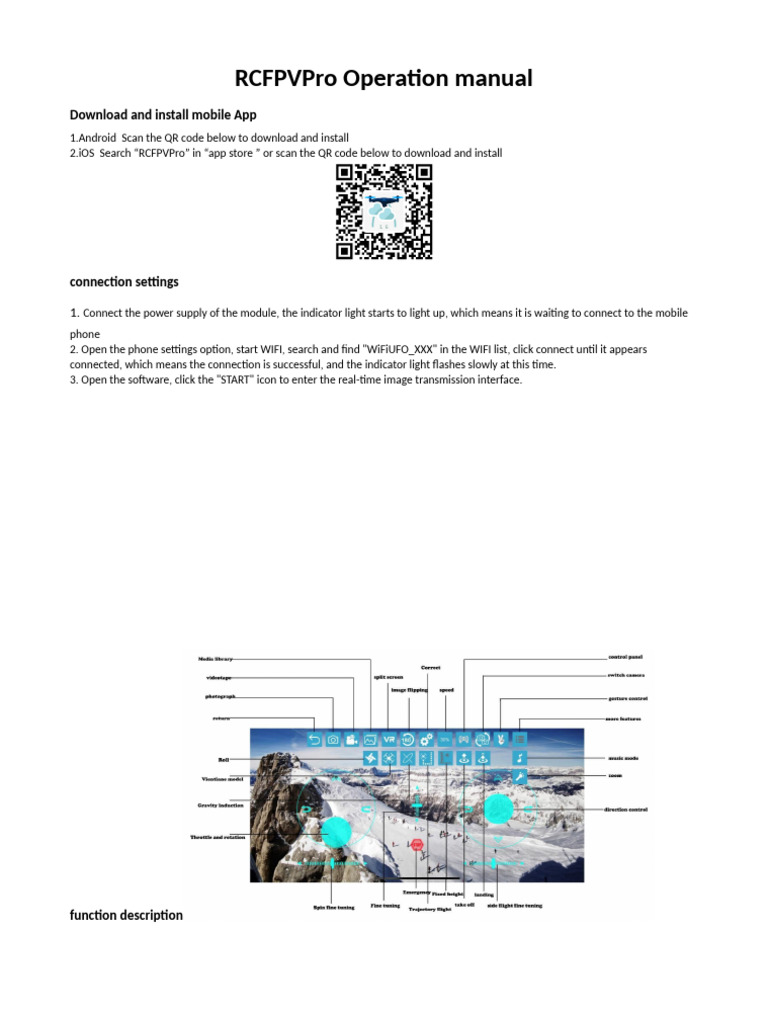 RCFPVPro Operation Manual | PDF