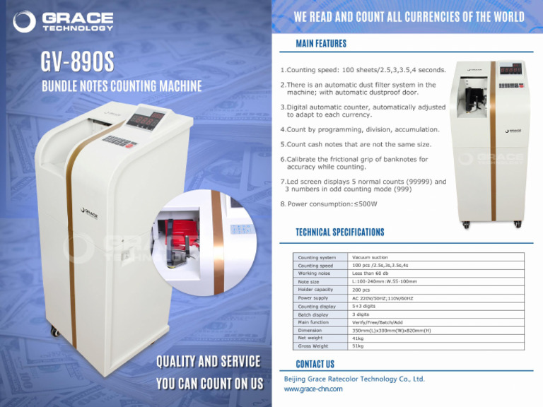 Grace GV-890s Catalogue | PDF