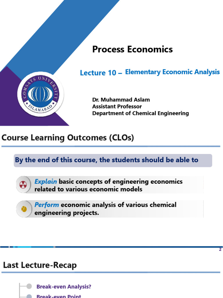 LE10-ECO-MA-SP25-Elementary Economic Analysis | PDF | Economics | Aluminium