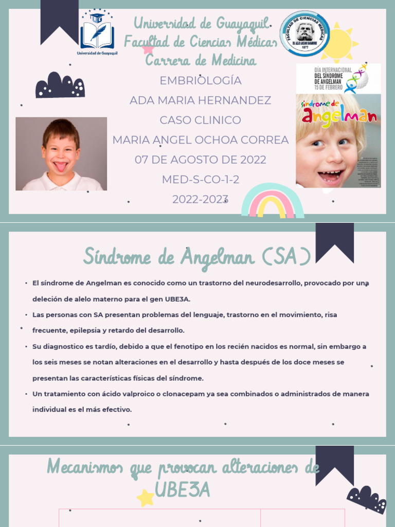 Caso Clínico Sindrome de Angelman | PDF | Enfermedades y trastornos ...