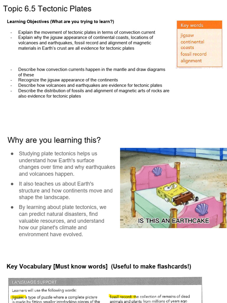 Y9 Unit 6 - Sound and Space_v2_IDN_TectonicPlates | PDF | Plate ...
