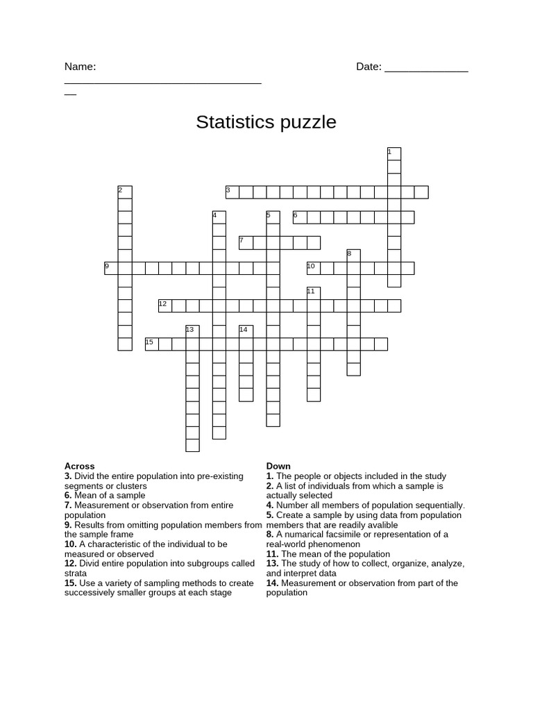 Statistics Puzzle 201e4 61647bc4 | PDF