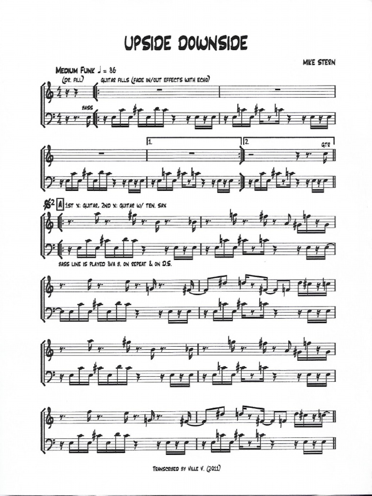 Mike-Stern-Upside-Downside | PDF