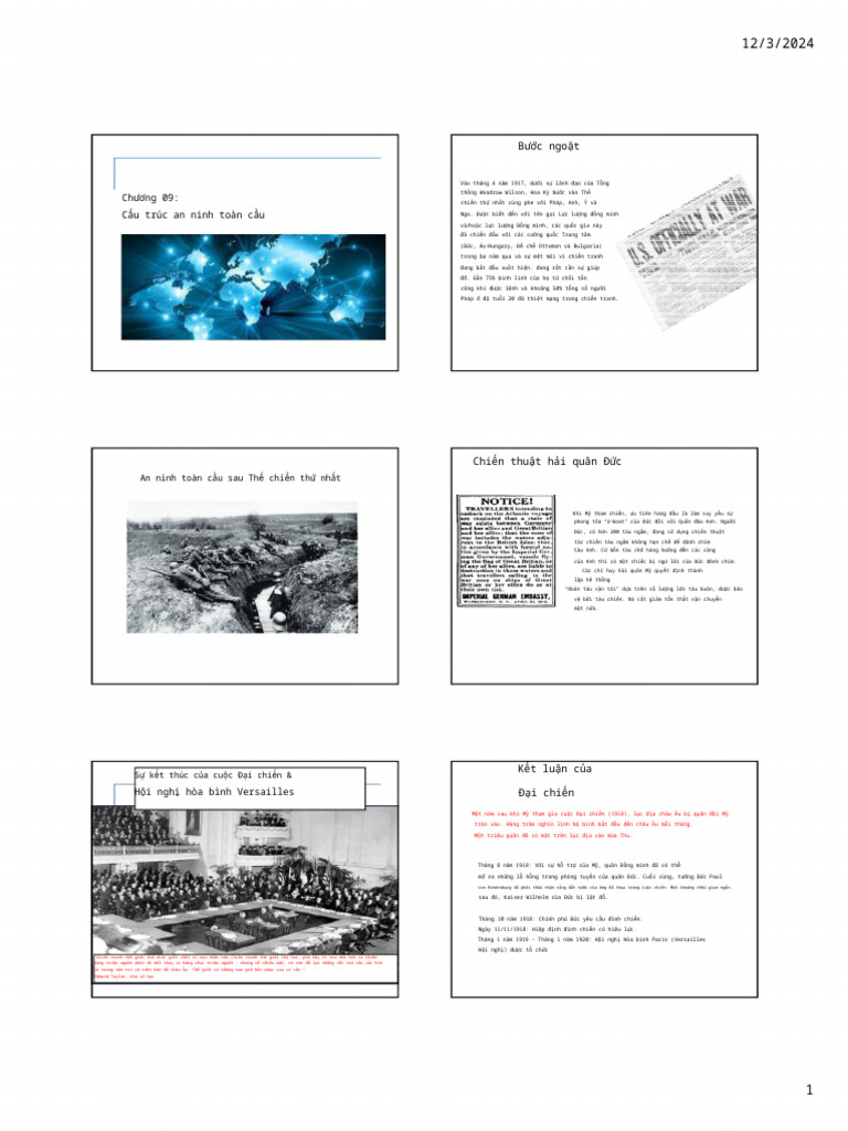 Part III - Chapter 9 Global Security Structure - Revision | PDF