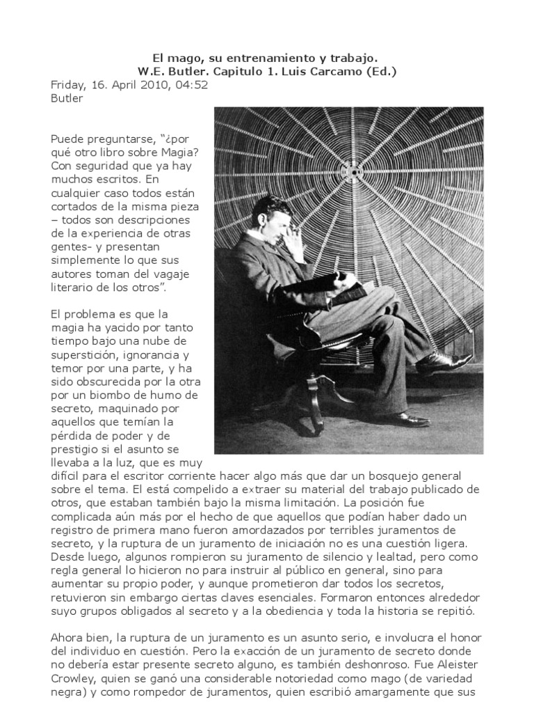 W E Butler El Mago | PDF | Mente | Alma