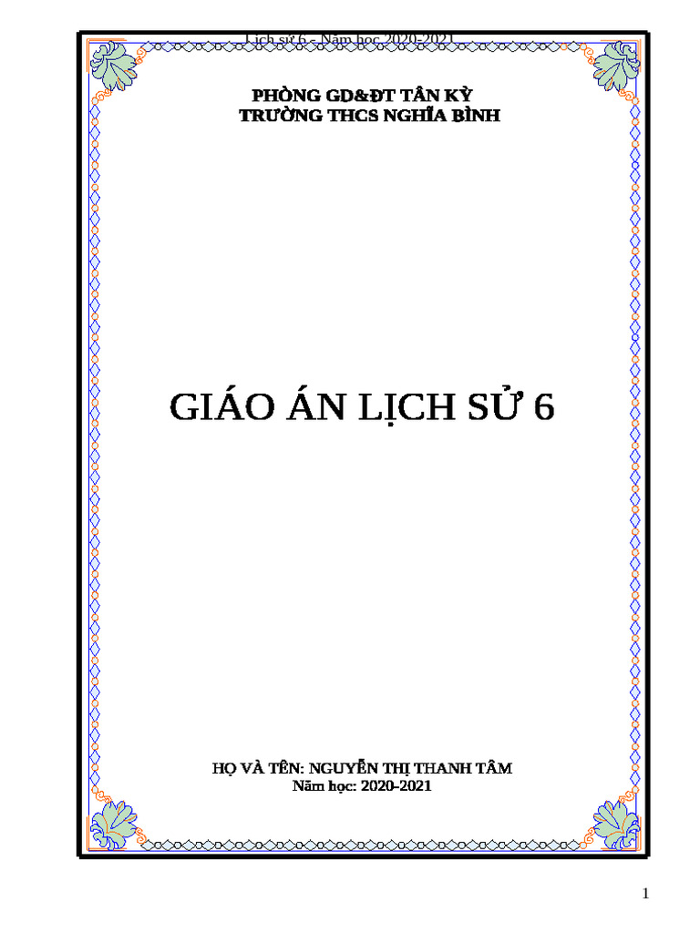 giao-an-lich-su-lop-6 | PDF