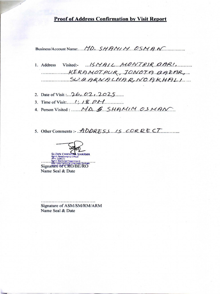 Proof of Address | PDF