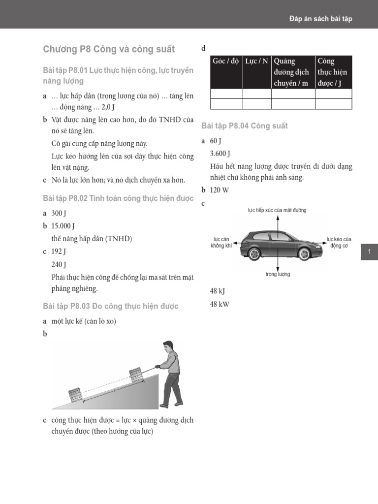 Answer to Exercises - P8 | PDF
