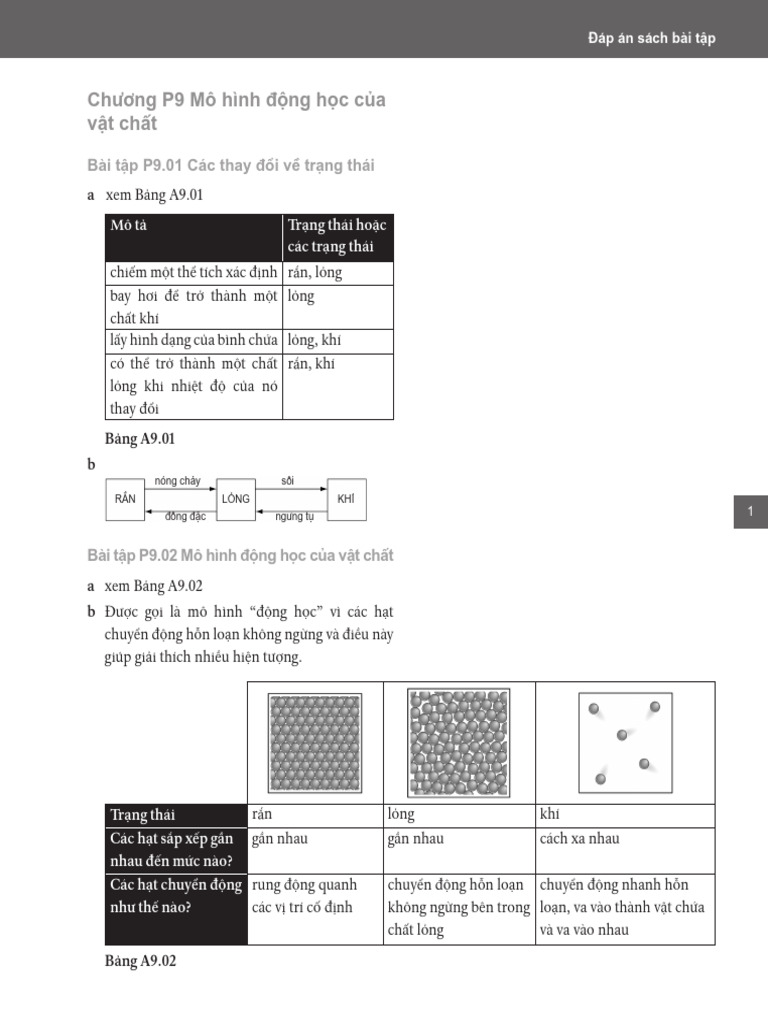 Answer to Exercises - P9 | PDF