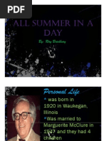 All Summer in A Day (Ray Bradbury) | PDF | Foreign Language Studies ...