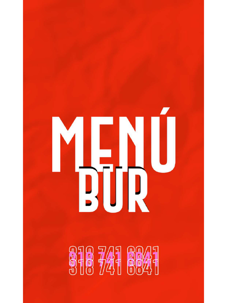 Menú Bur | PDF