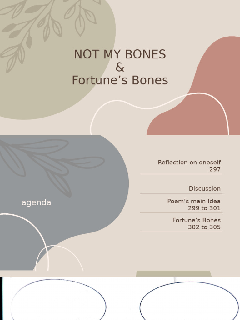 Monday - 24.2.25 - Not My Bones & Fortune's Bones | PDF
