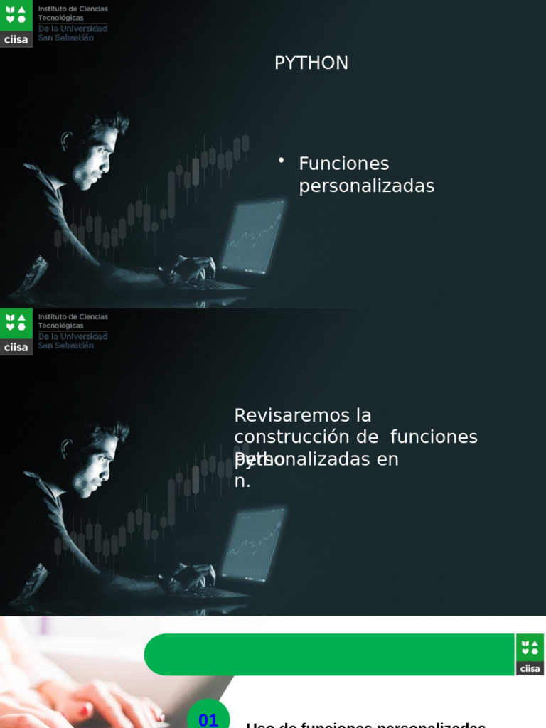 UNIDAD - 1 - 2 - Python, Funciones Personalizadas | PDF | Python ...