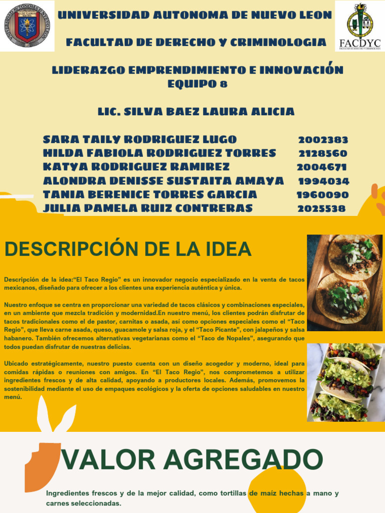 Evidencia2 Eq8 | PDF | Taco | México