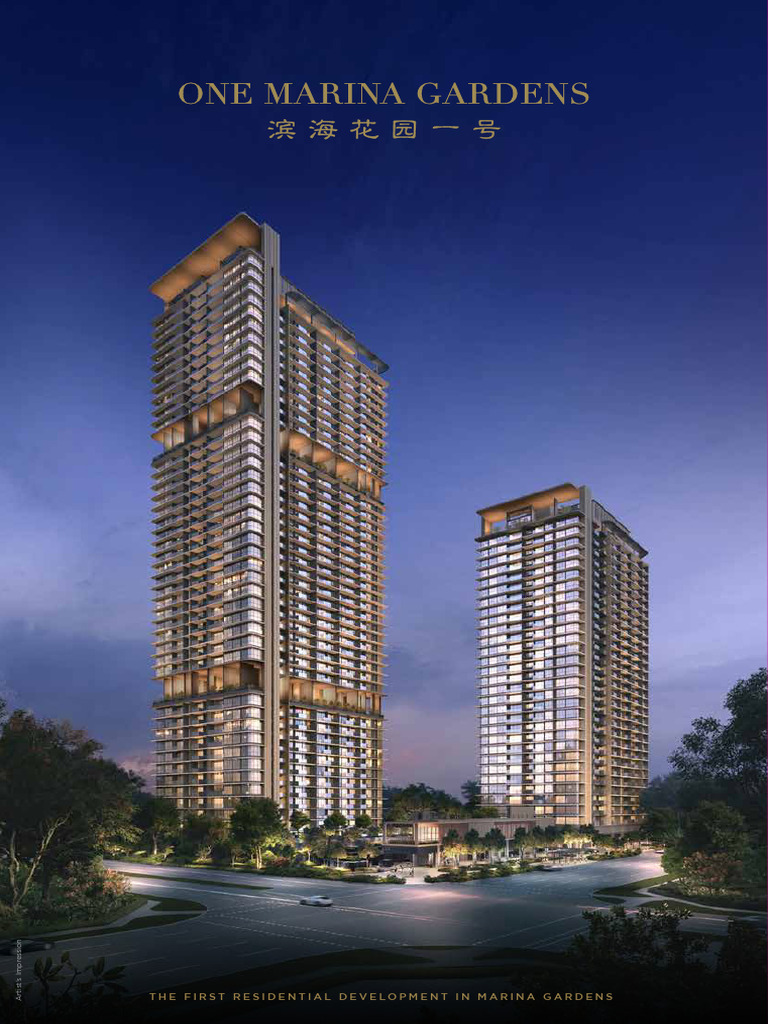 One Marina Gardens E-Brochure | PDF | Hydrography | Coastal And Oceanic ...