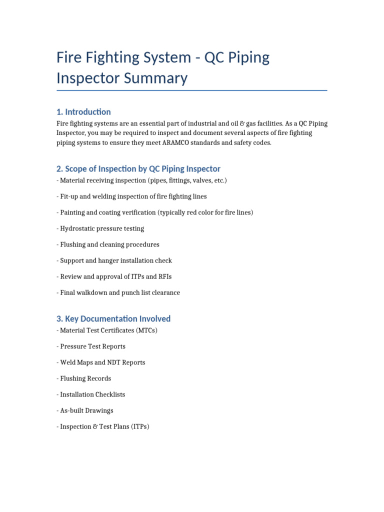 Fire_Fighting_Summary | PDF