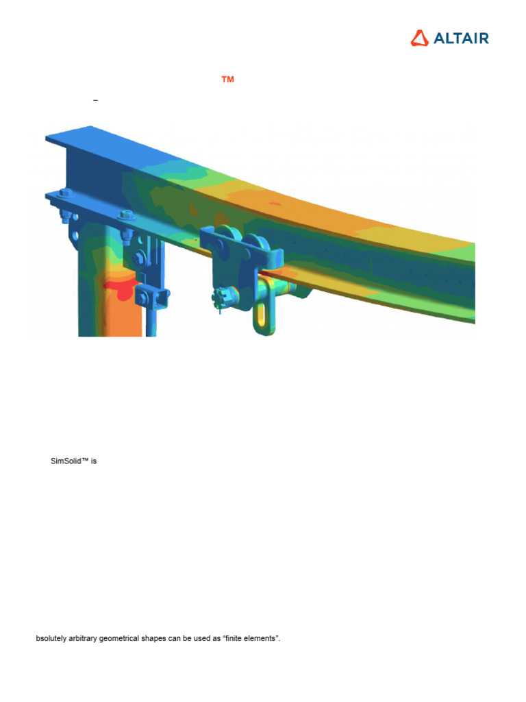 Altair WhitePaper SimSolid 2020 | PDF | Finite Element Method | Function (Mathematics)
