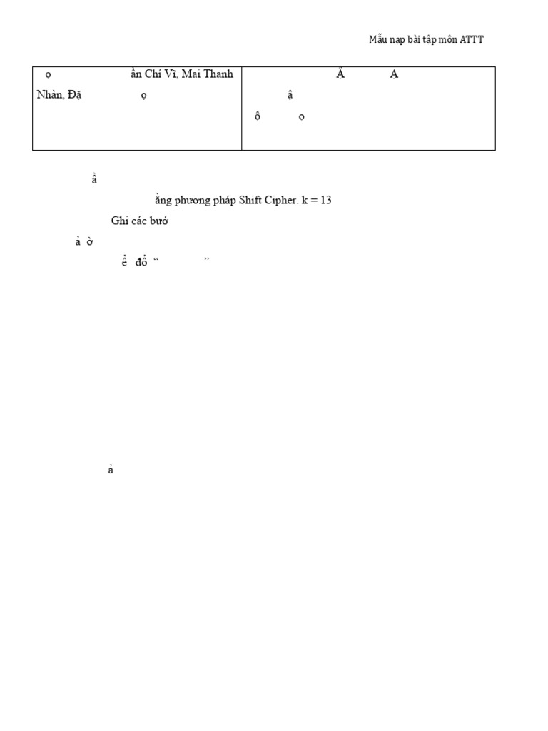 Nhom24 Shift Cipher | PDF