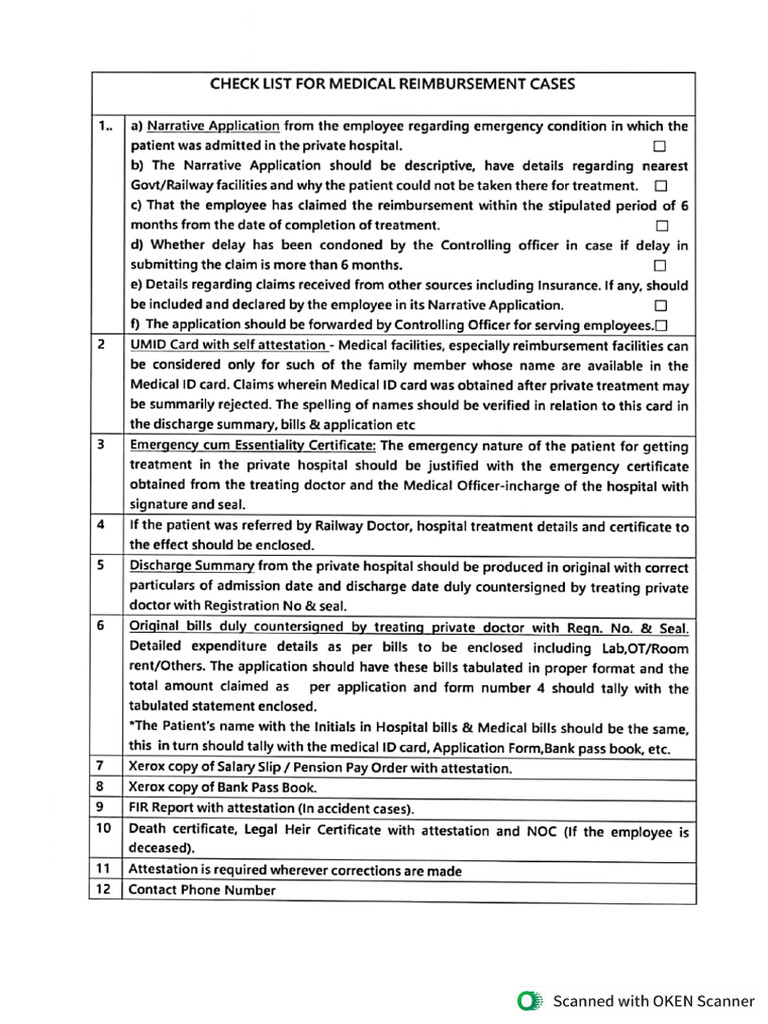 Reimbursement Format | PDF