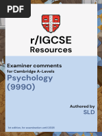 9990 AICE Psychology Student Learner Guide | PDF | Psychology ...