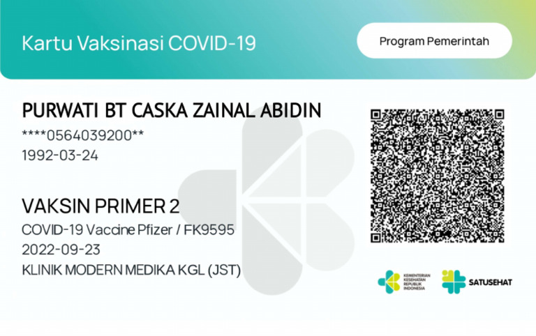 Vaccine Certificate Dose 2 Purwati 887 | PDF