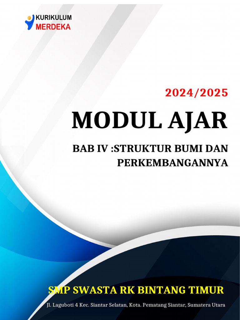 MODUL AJAR Bumi dan perkembangan | PDF
