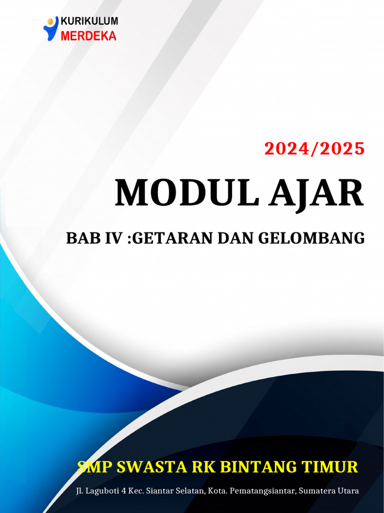 MODUL AJAR IPA KELAS 8 Getaran | PDF