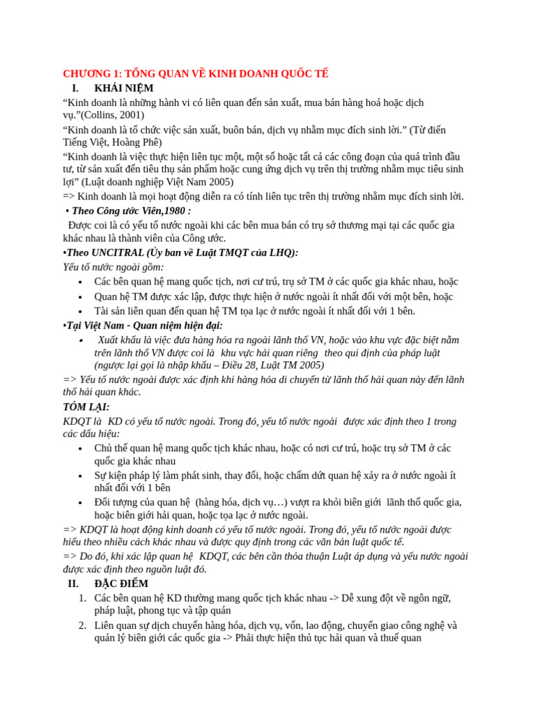 Nhập Môn Kdqt | PDF