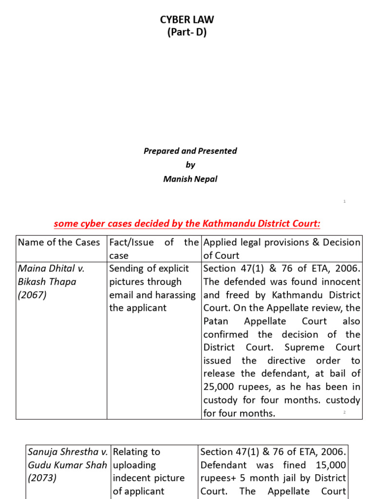 Existing Laws & Policies in Nepal-C | PDF