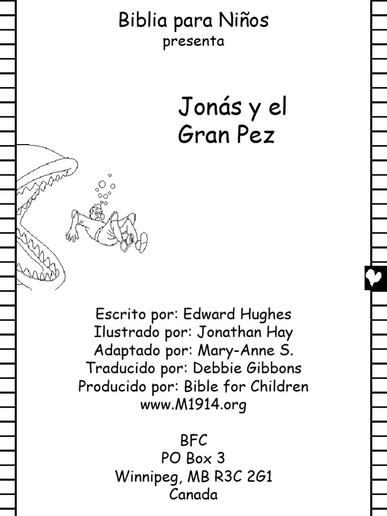 Jonás y el Gran Pez: Historia Bíblica | PDF | Jonás | Pecado