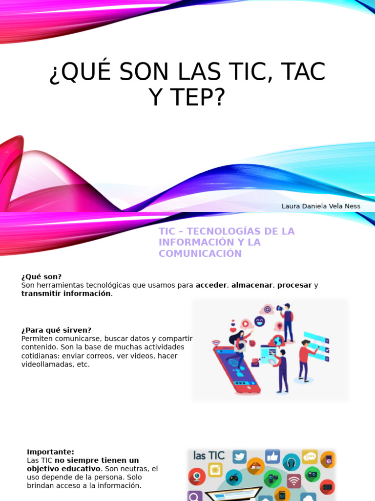 Qué Son Las TIC, TAC y | PDF | Tecnología de información y comunicaciones | Moodle