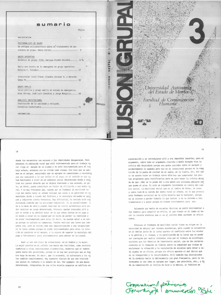 ECRO Pichon Riviere | PDF